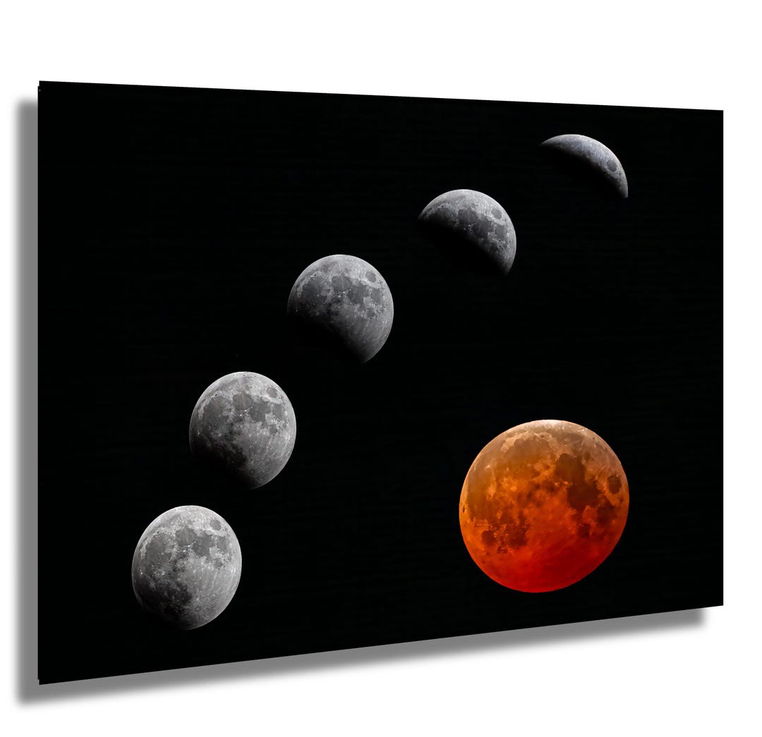 Blood Moon, Total Lunar Eclipse, Toronto, Canada, 2025, Fine Art ...