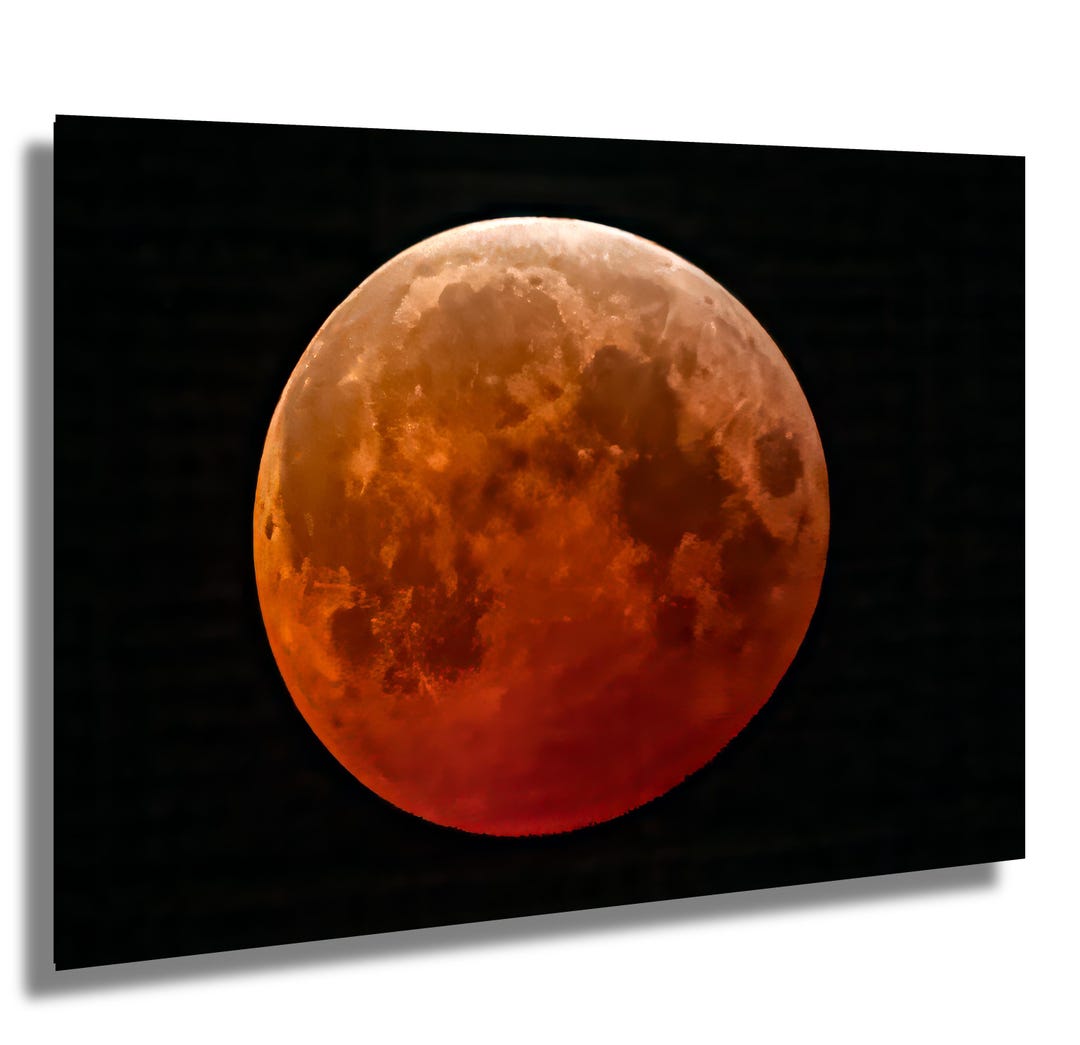 Blood Moon, Total Lunar Eclipse, Toronto, Canada, 2025, Fine Art ...