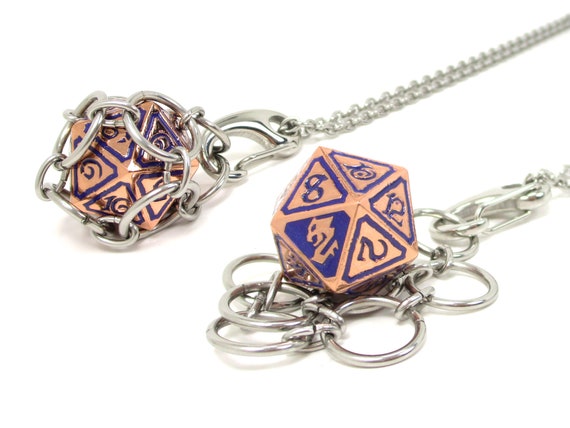 QUEENS of GILDED RUIN D20 Jail Pendant Removable Metal D20 - Etsy