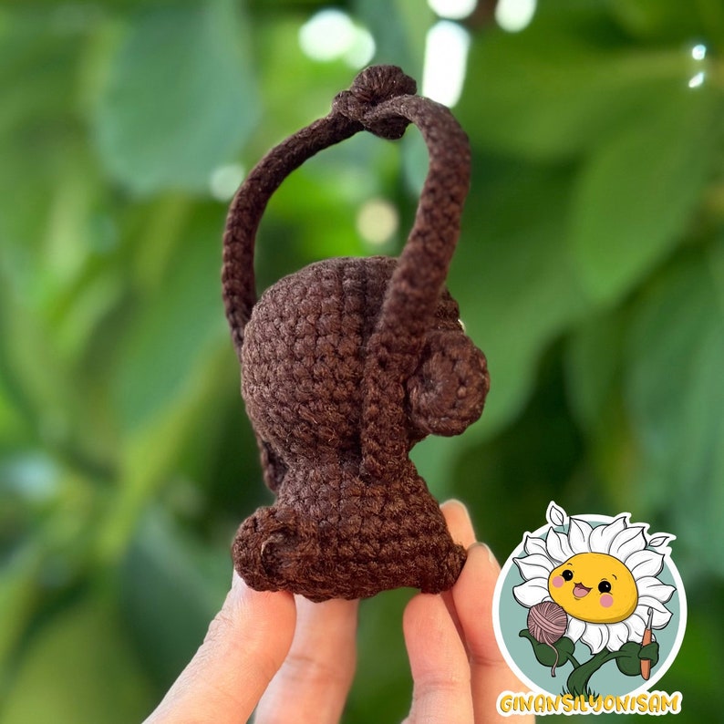 2-in-1 Amigurumi Monkey Pattern, Crochet Monkey, PDF Pattern, Mango the ...
