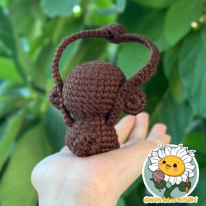 2-in-1 Amigurumi Monkey Pattern, Crochet Monkey, PDF Pattern, Mango the Monkey Keychain and ...