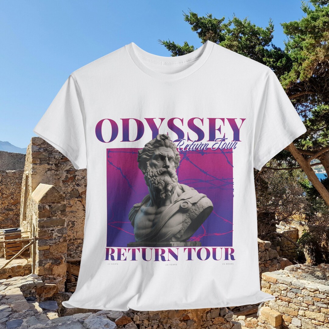 Odyssey Shirt, Odysseus Return Journey Shirt, Homer Epic Poem Tee ...
