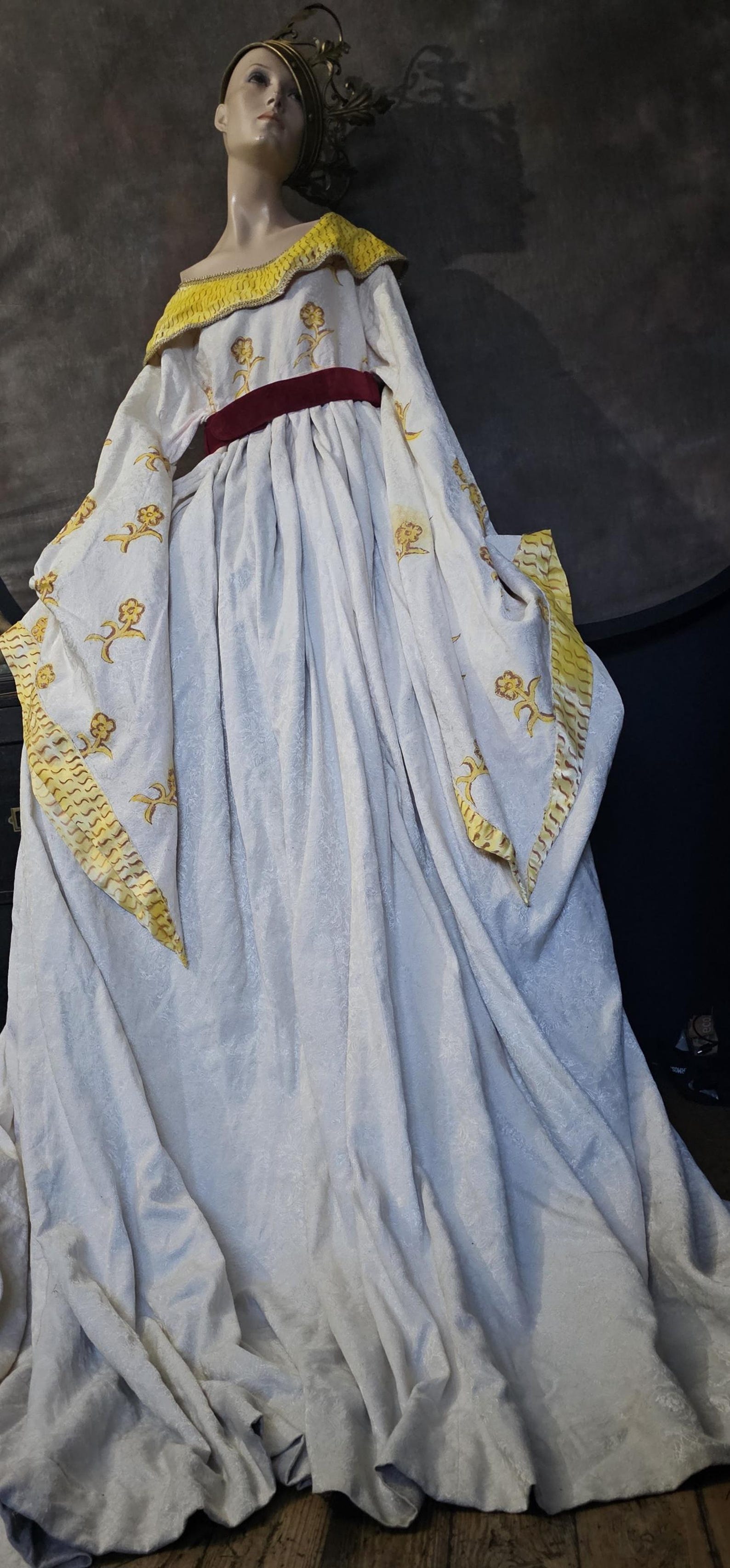 Antique Vintage Huge Heavy Medieval Theatre Costume Dress Gown - Etsy