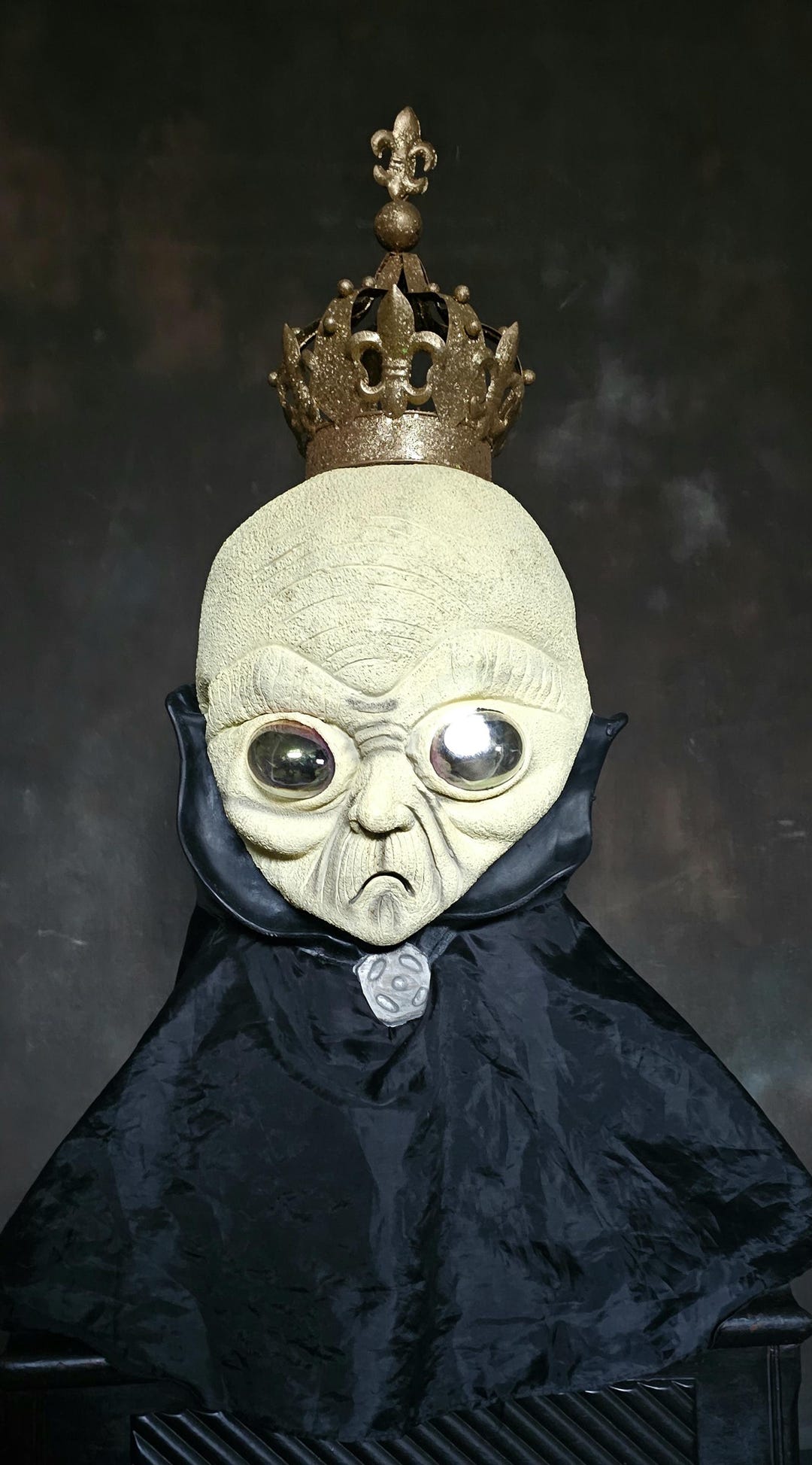 Vintage Latex Rubber Alien Mask Theatre Costume Space Martian - Etsy