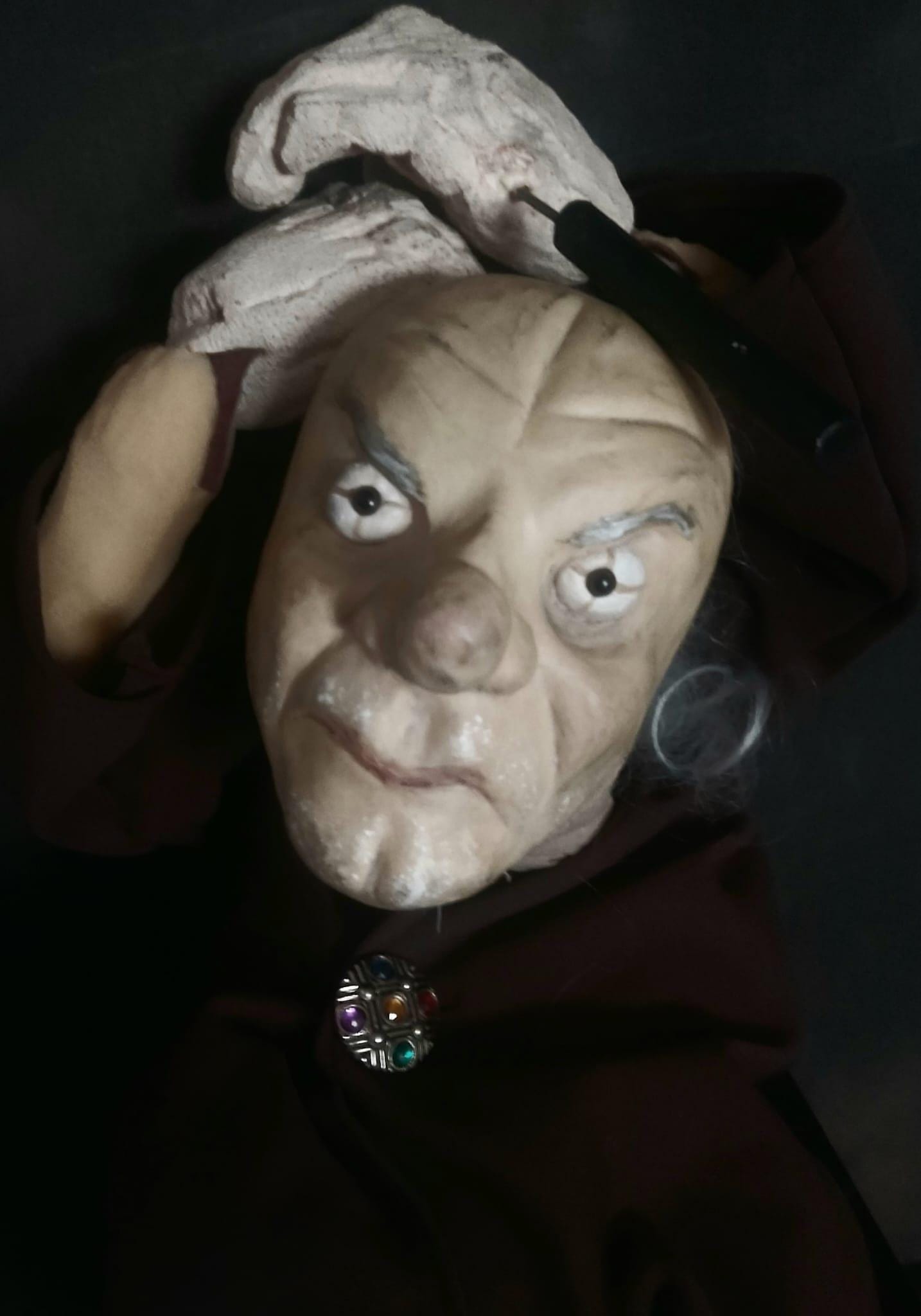 Antique Vintage Large Rod Puppet, Marionette, Rare Film Prop, Theatre ...