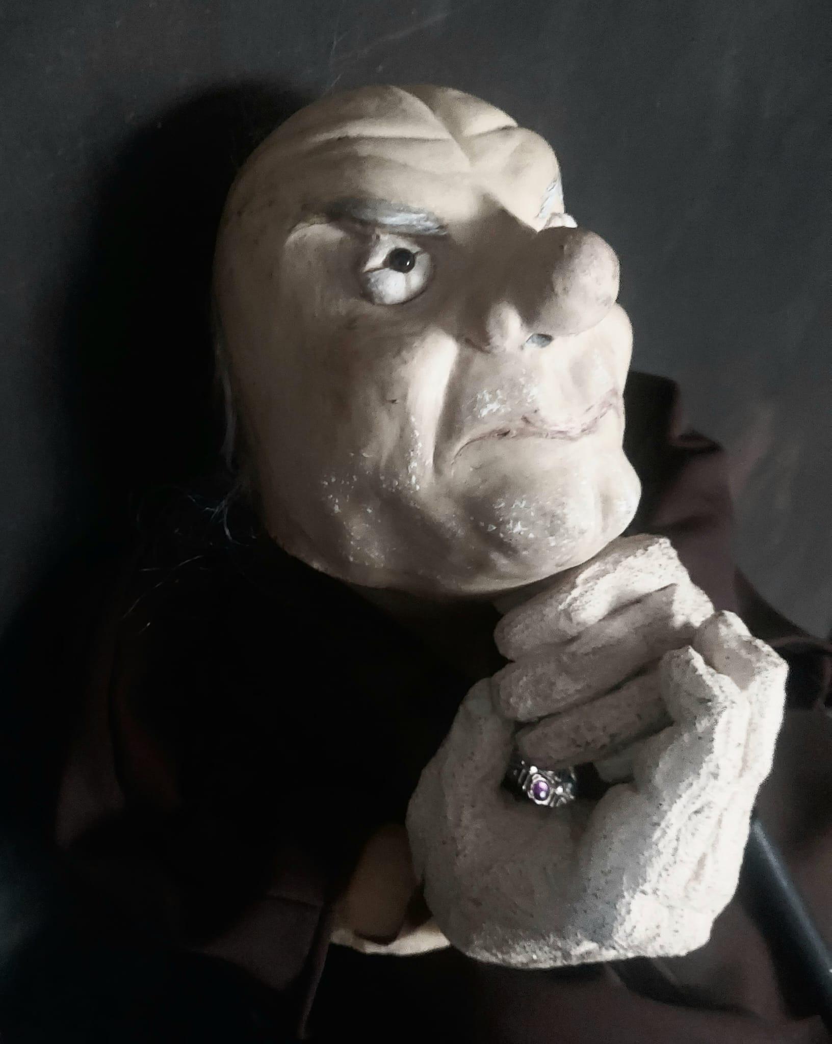 Antique Vintage Large Rod Puppet, Marionette, Rare Film Prop, Theatre ...