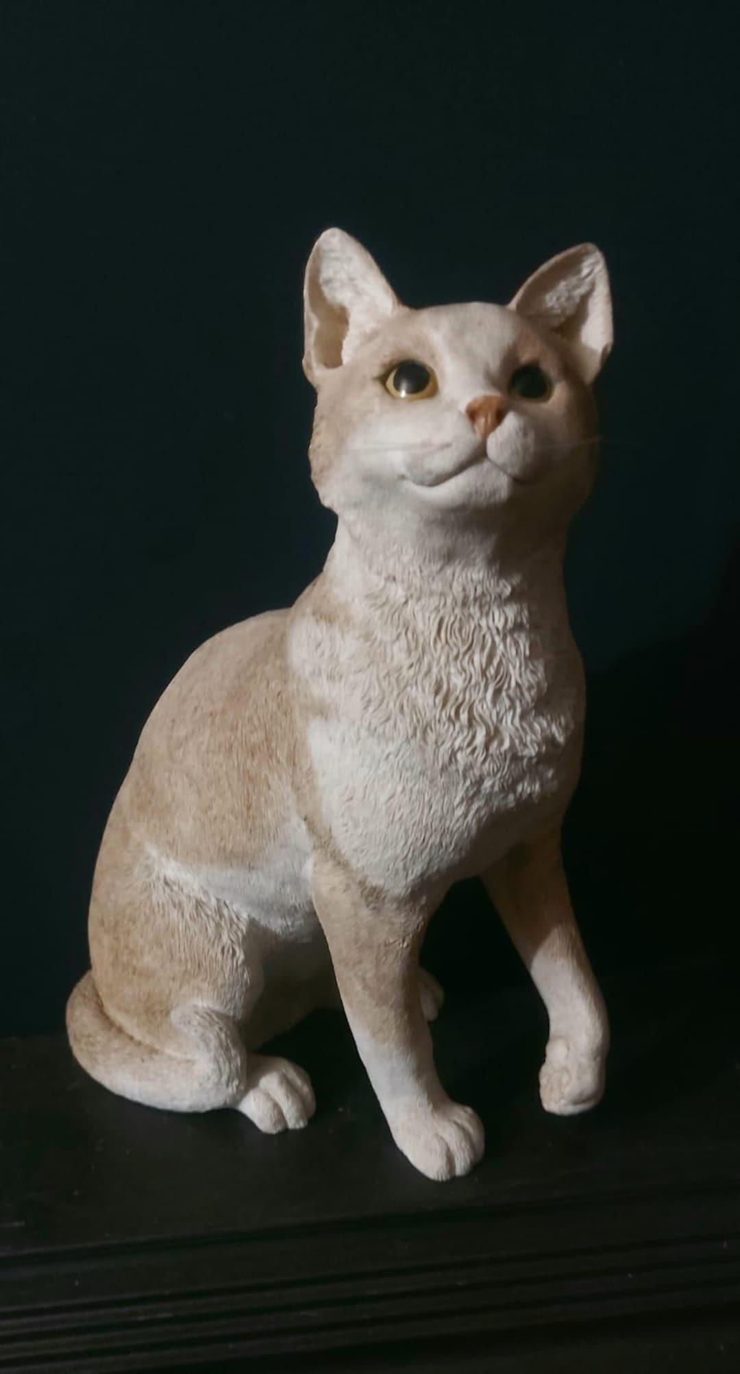 Vintage Leonardo Life Size Cat Statue, Ornament, Figurine, Cat ...