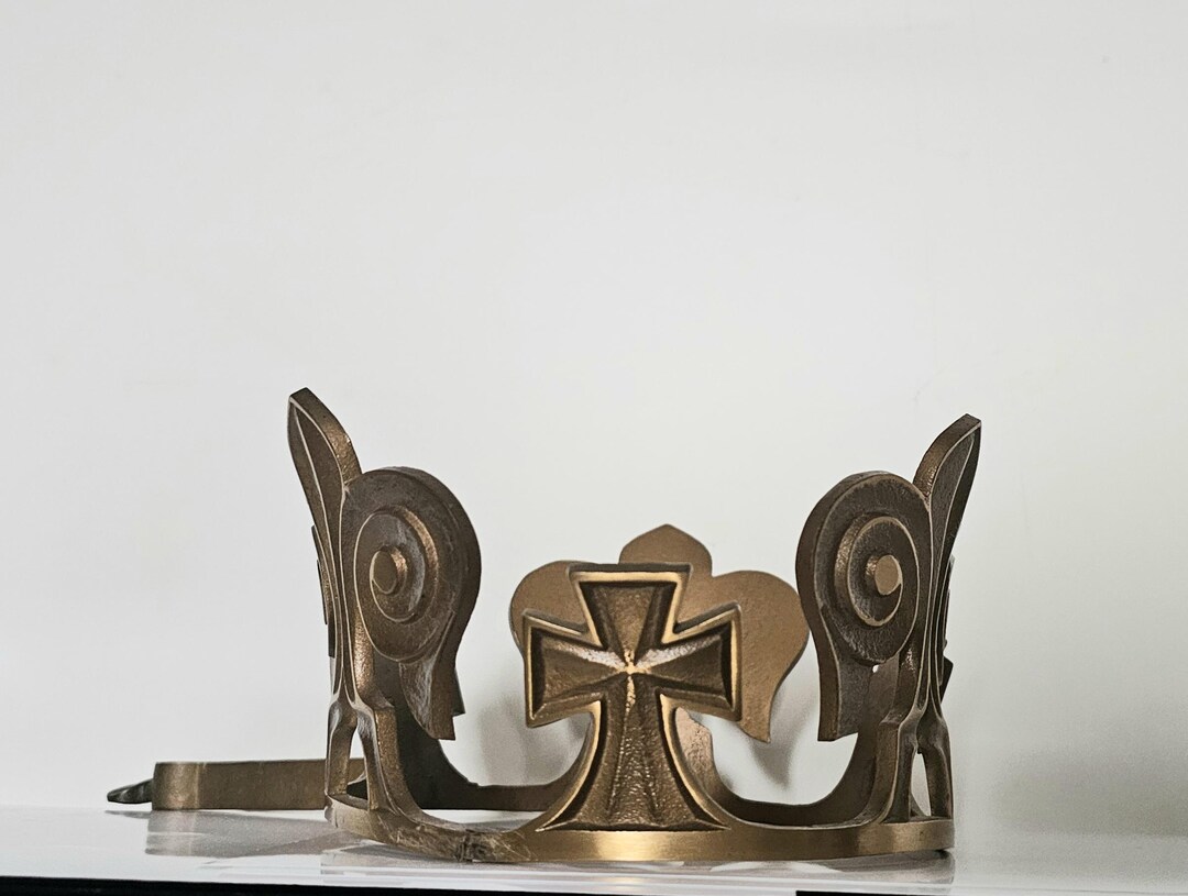 Antique, Vintage, Bronze, Religious Thursday Crown, Theatre Costume ...
