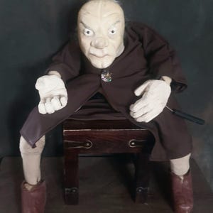 Antique Vintage Large Rod Puppet, Marionette, Rare Film Prop, Theatre ...