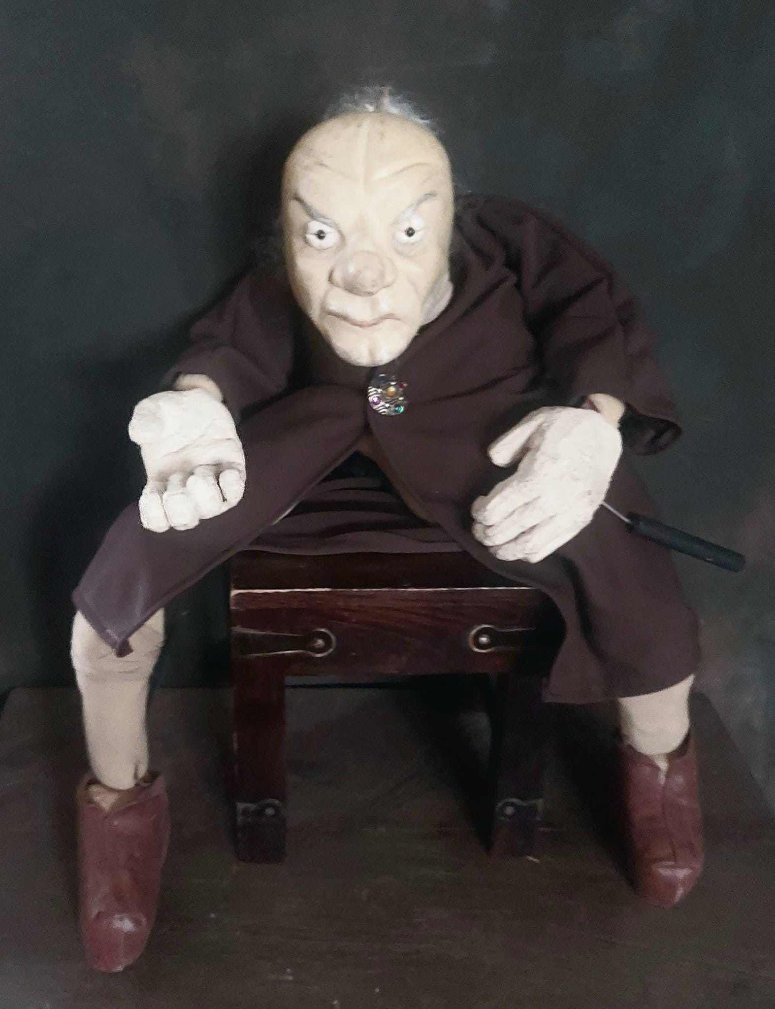 Antique Vintage Large Rod Puppet, Marionette, Rare Film Prop, Theatre ...