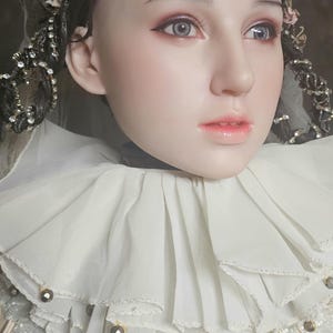 Vintage Heavy Latex Realistic Lifesize Mannequin Head With Movable ...