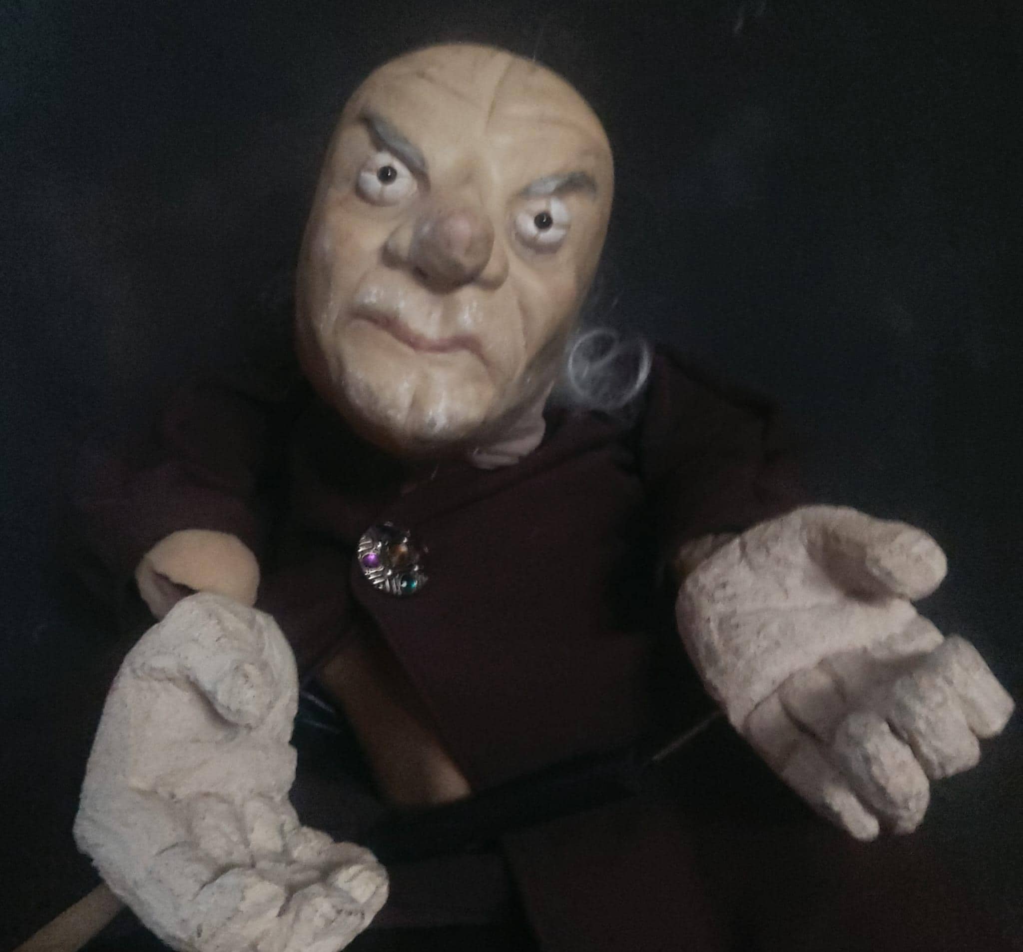 Antique Vintage Large Rod Puppet, Marionette, Rare Film Prop, Theatre ...