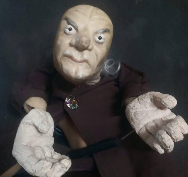 Antique Vintage Large Rod Puppet, Marionette, Rare Film Prop, Theatre ...