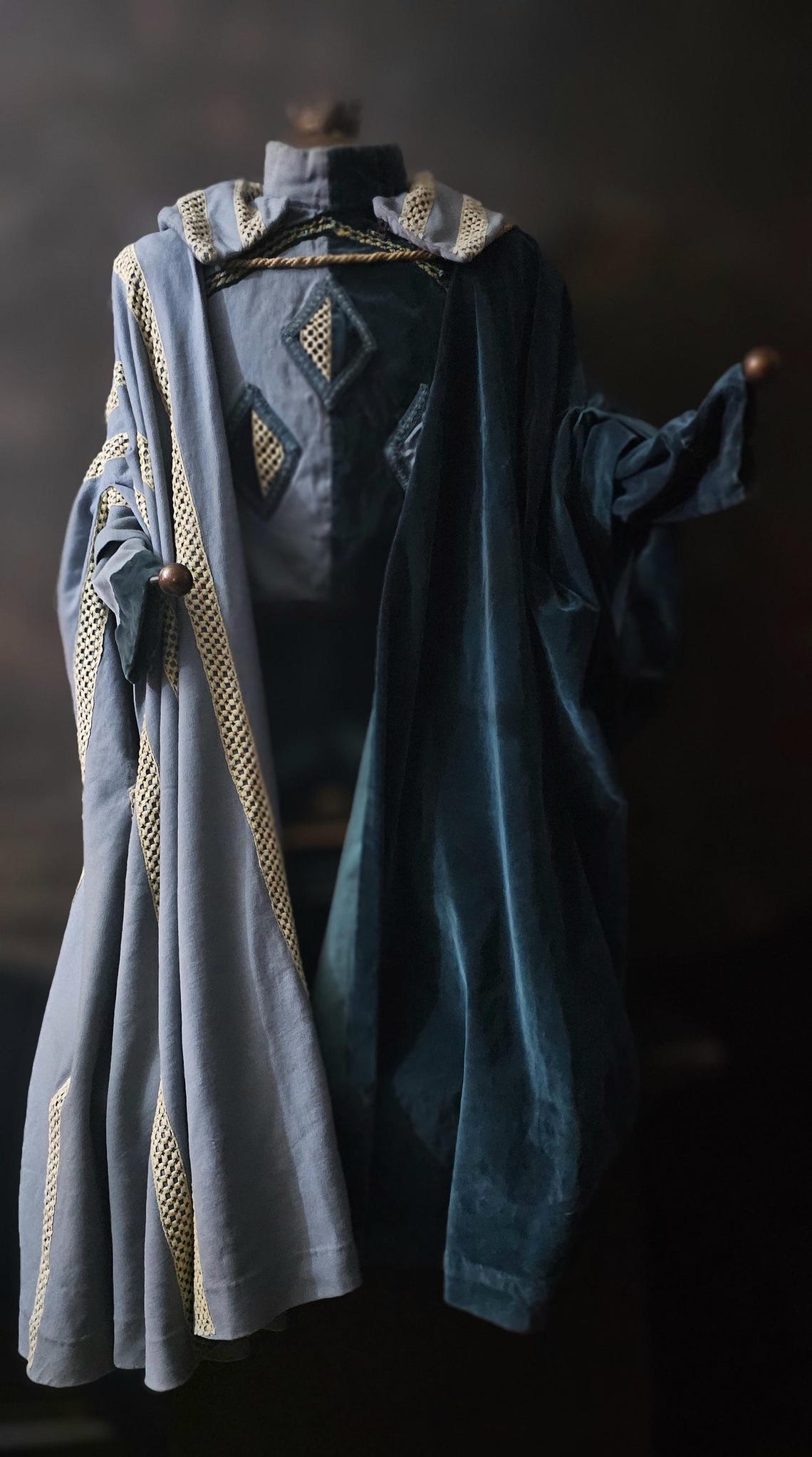 Antique Vintage Heavy Detailed Medieval Top and Cloak - Etsy