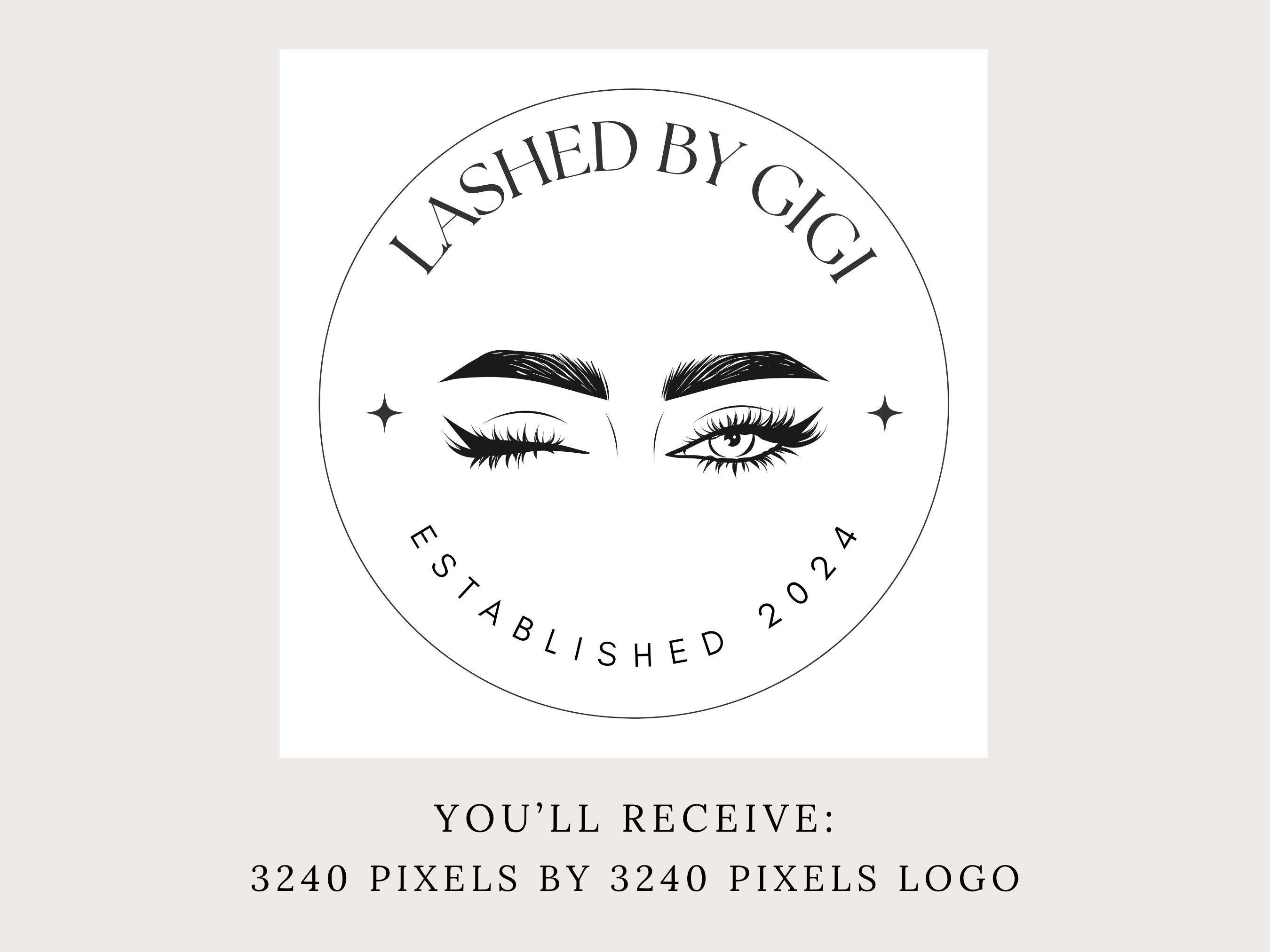Lash Tech Logo Eyelash Logo Lash Tech Acuity Eyelash Branding Lash ...