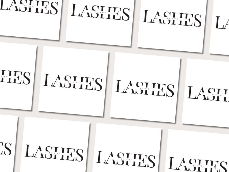 Lash Tech Logo Eyelash Logo Lash Tech Acuity Eyelash Branding Lash ...