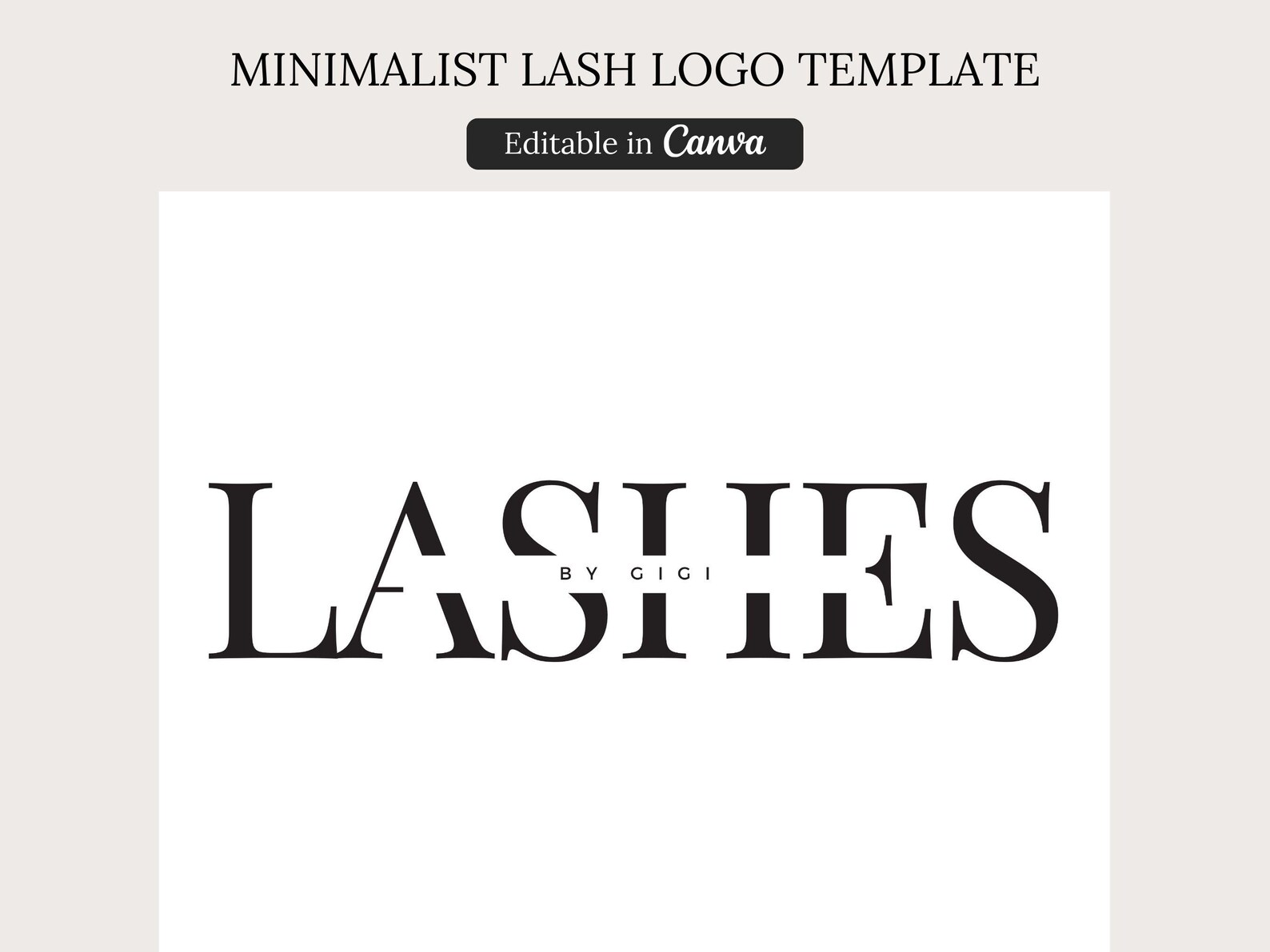 Lash Tech Logo Eyelash Logo Lash Tech Acuity Eyelash Branding Lash ...