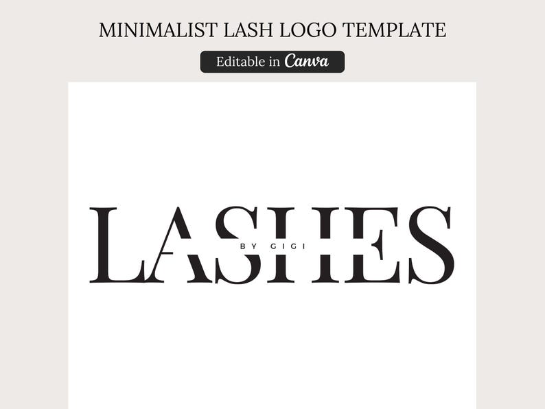 Lash Tech Logo Eyelash Logo Lash Tech Acuity Eyelash Branding Lash ...