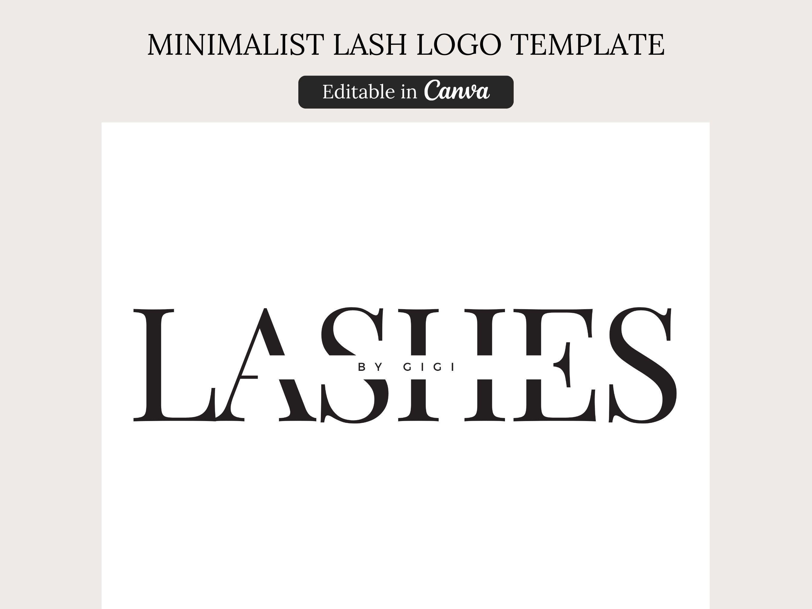 Lash Tech Logo Eyelash Logo Lash Tech Acuity Eyelash Branding Lash ...