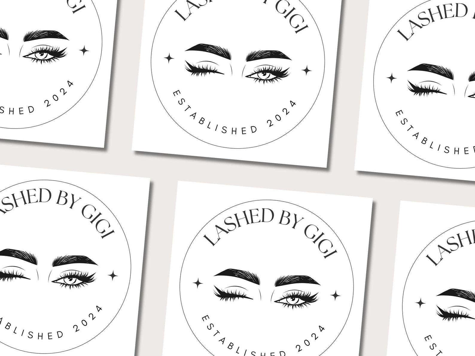 Lash Tech Logo Eyelash Logo Lash Tech Acuity Eyelash Branding Lash ...