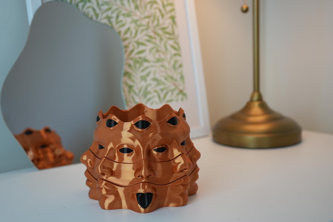 Moving Face Pot Vase / Creative Multi Face Vase / Multi Face Pot ...