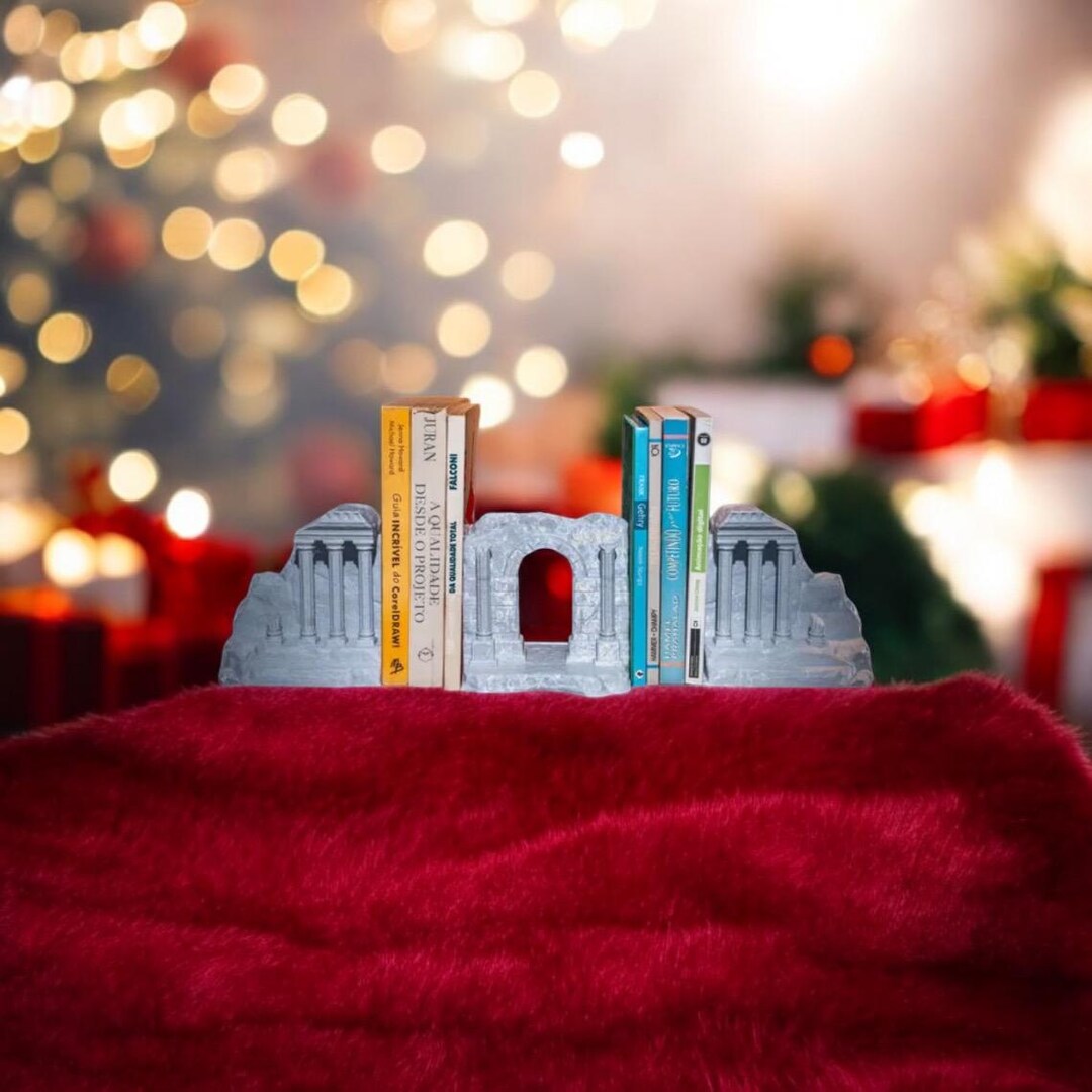 Ancient City Book Nook 3D Printed Unique Bookshelf Decor Realistic for ...
