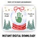 Christmas Merry and Bright Snowglobe Handprint Craft / Winter Preschool ...