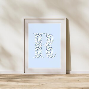 Love Shack Fancy Inspired Custom Initial Wall Print - Etsy