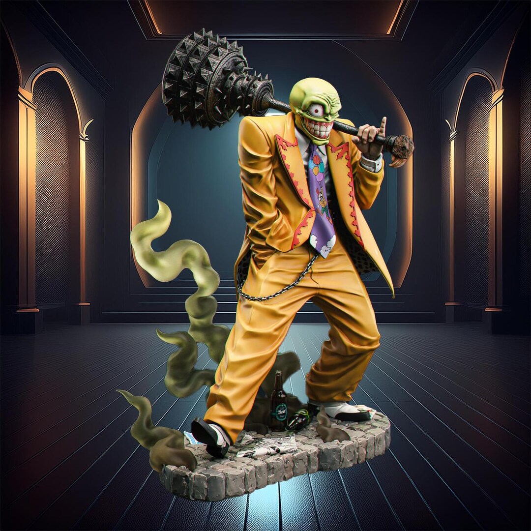 The Mask 3D STL Model Digital Downloadable File - Etsy