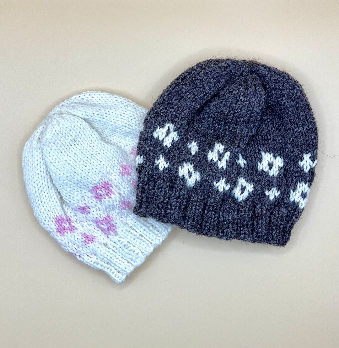 DIGITAL ITEM - Super Simple Baby Hat Pattern With Cute Details for ...