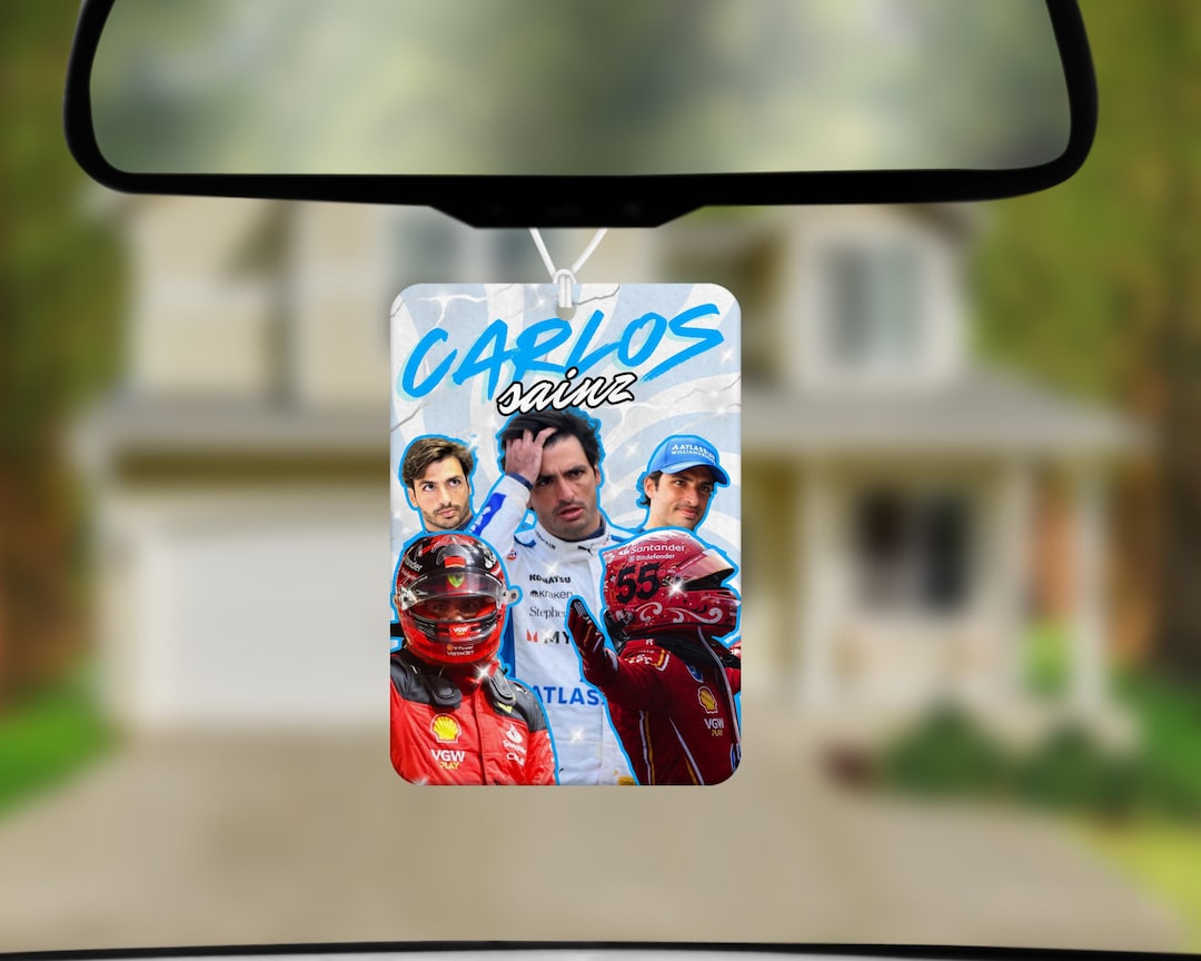 Carlos Sainz Air Freshener Car | Formula 1 Air Freshener | Car ...
