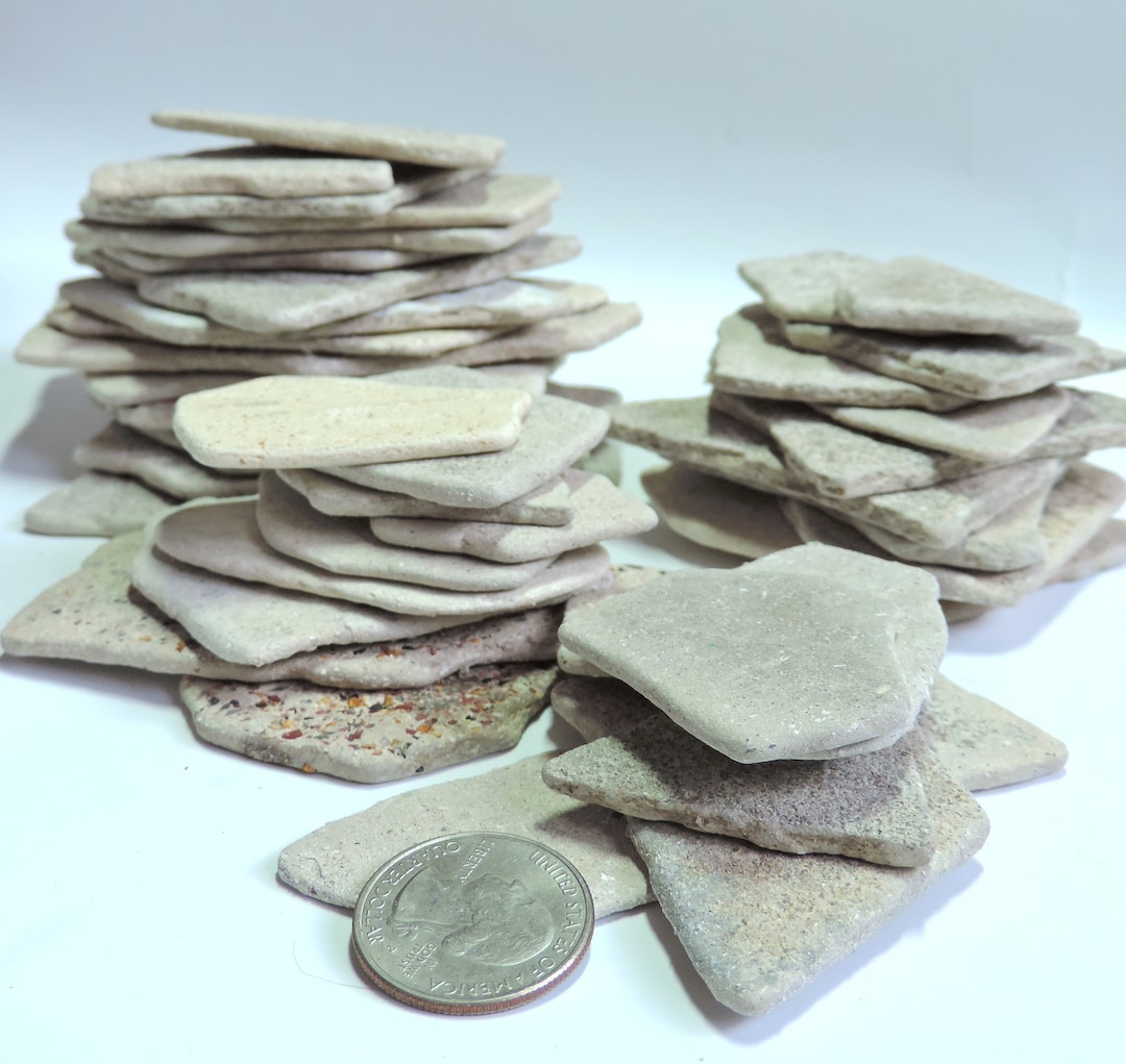 Bulk of 16 Flat Manmade BEACH SLABS for Crafting / 16 Pieces - Etsy