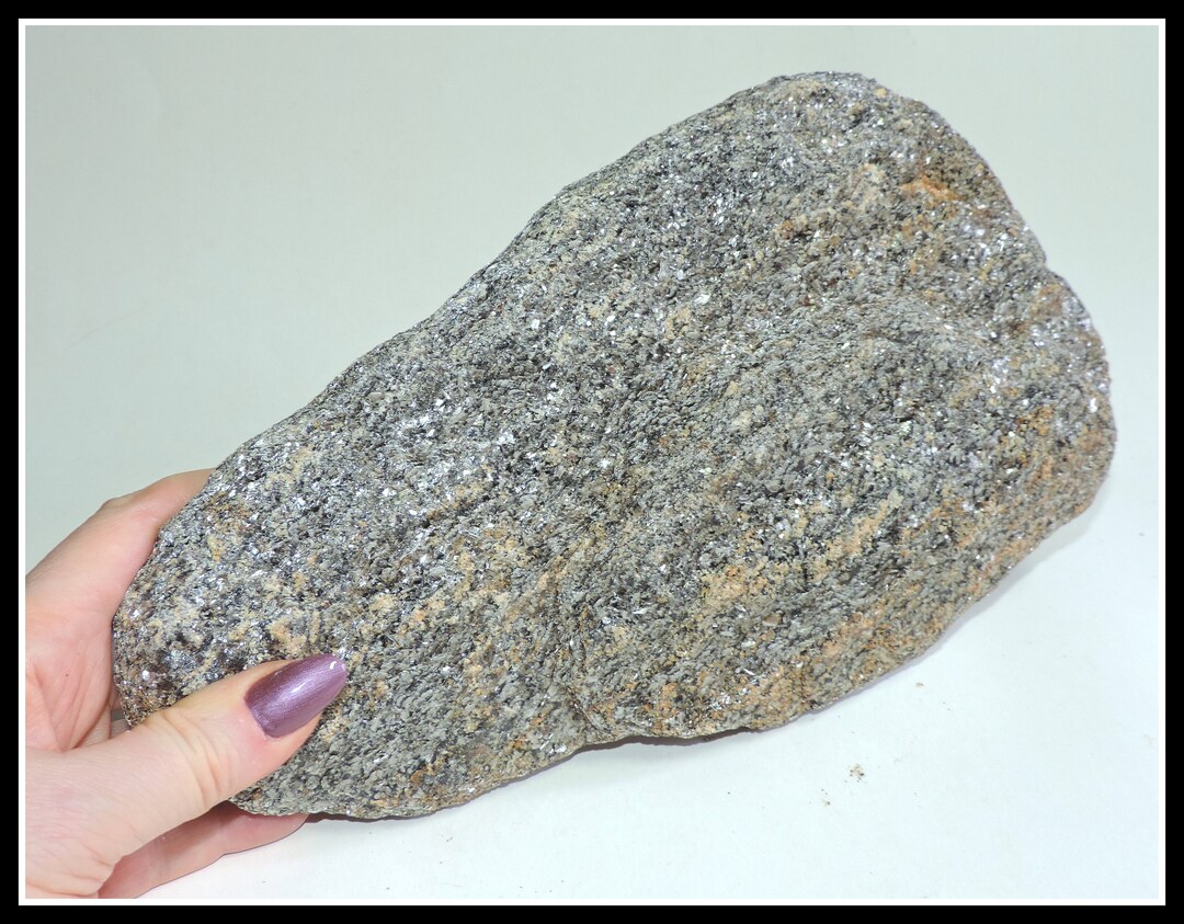 10 Inches Long Flat Shiny and Heavy Beach Slab, Large Stone, Rock ...