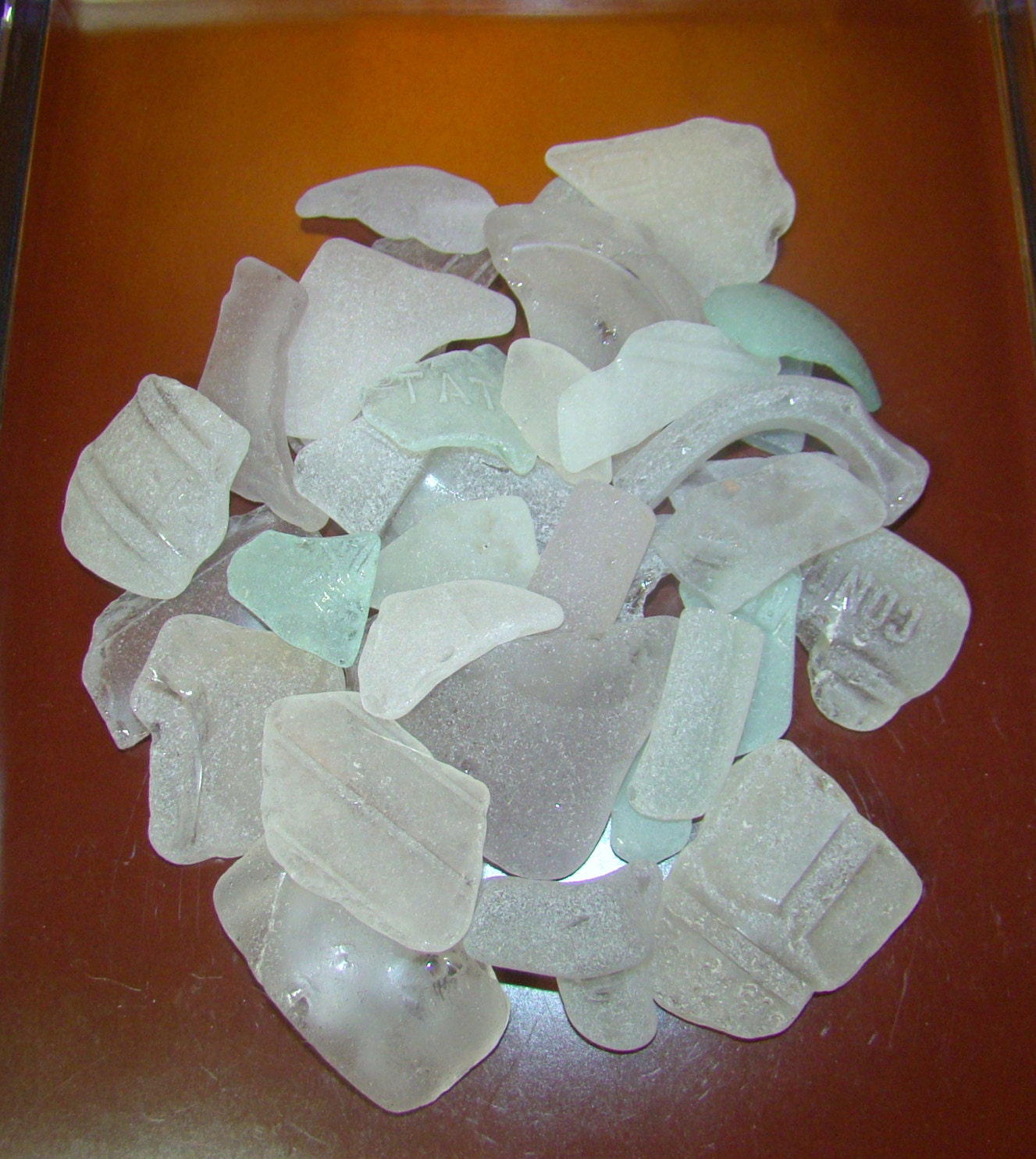 10 Oz of Rough Historic SEA GLASS Mystic Bag Hand Selected Pieces of ...
