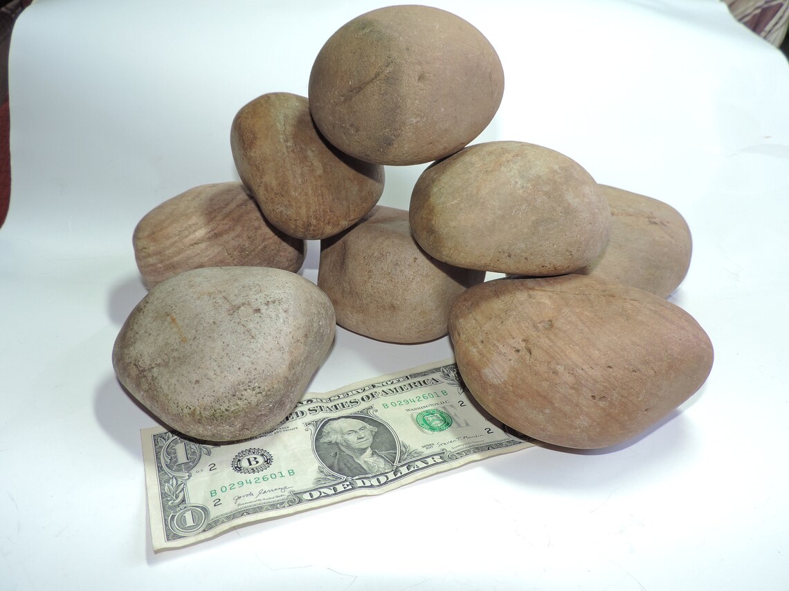 BULK of 4 Stones / Large ROCKS, STONES / Over 4 Pounds/ for Painting ...