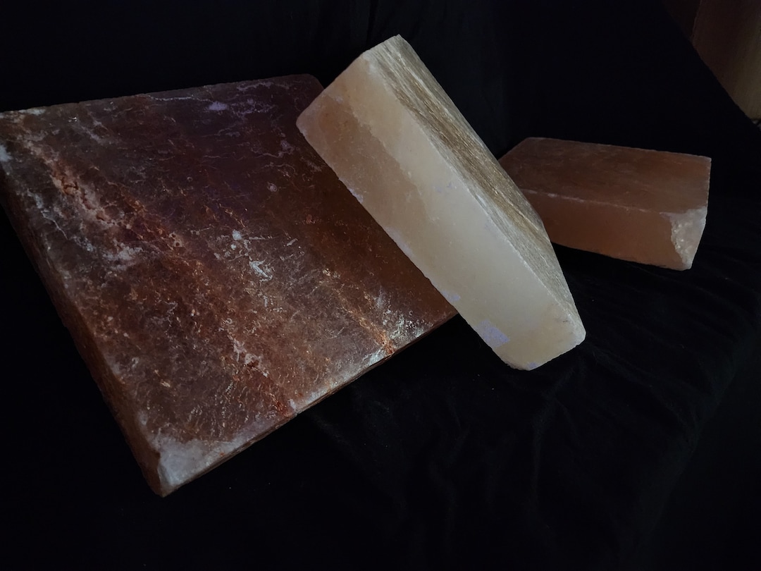 Himalayan Salt Bricks 8x8x2 Inches box of 4 - Etsy