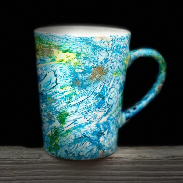 Hand Painted Tea Cup - Etsy