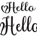 Hello SVG Silhoutte PNG Jpeg Cut File Studio3 Cricut Cut File Hello ...