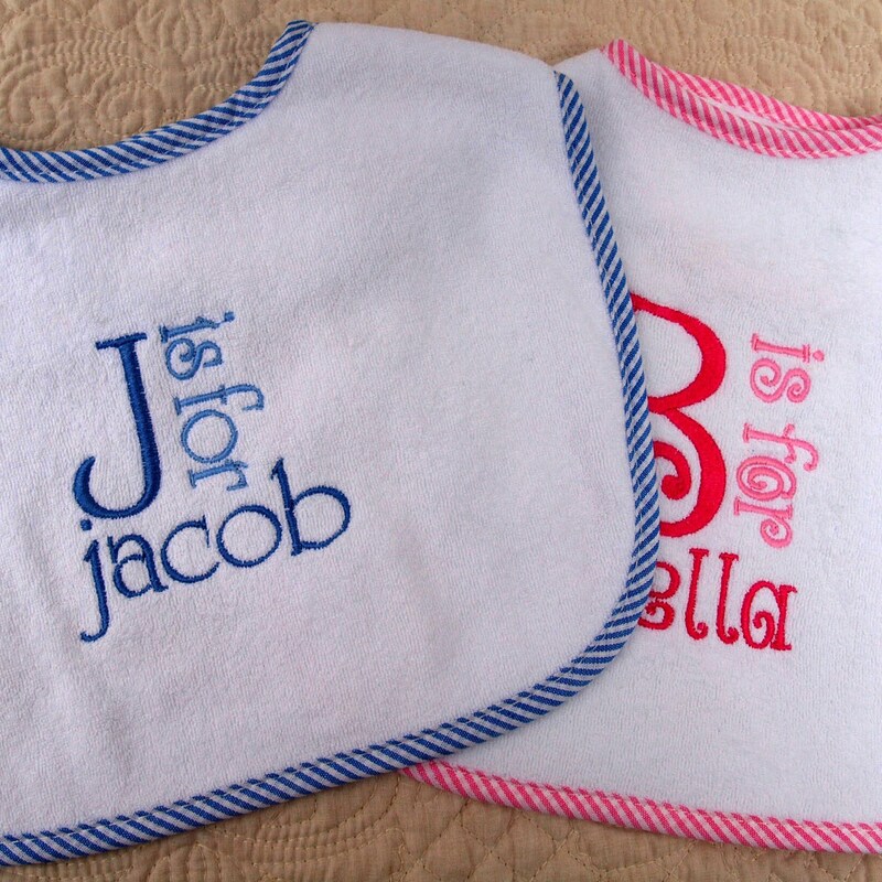 Personalized Baby Bib - Etsy