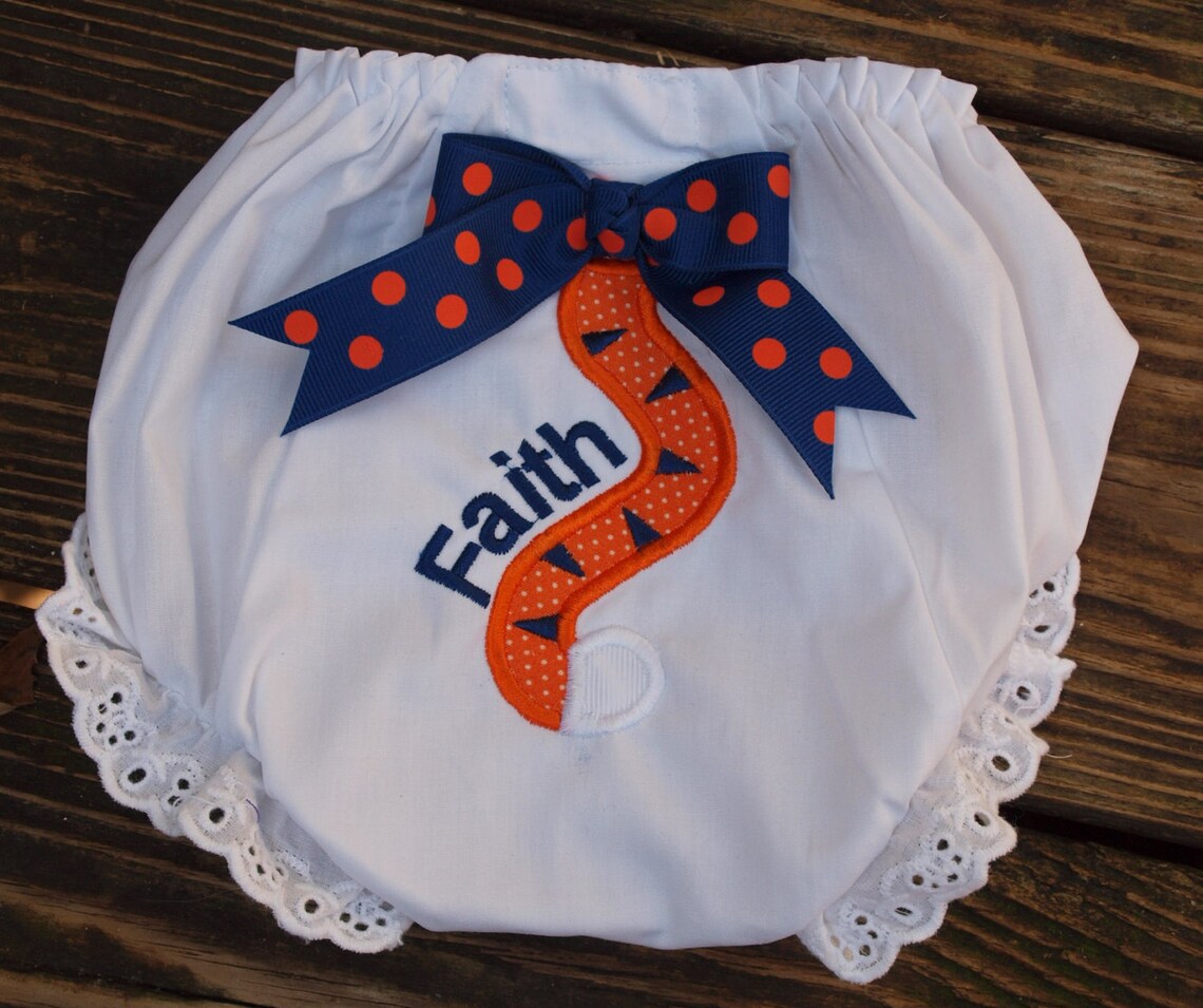 Tigers Diaper Cover Boutique Custom Monogrammed Personalized | Etsy