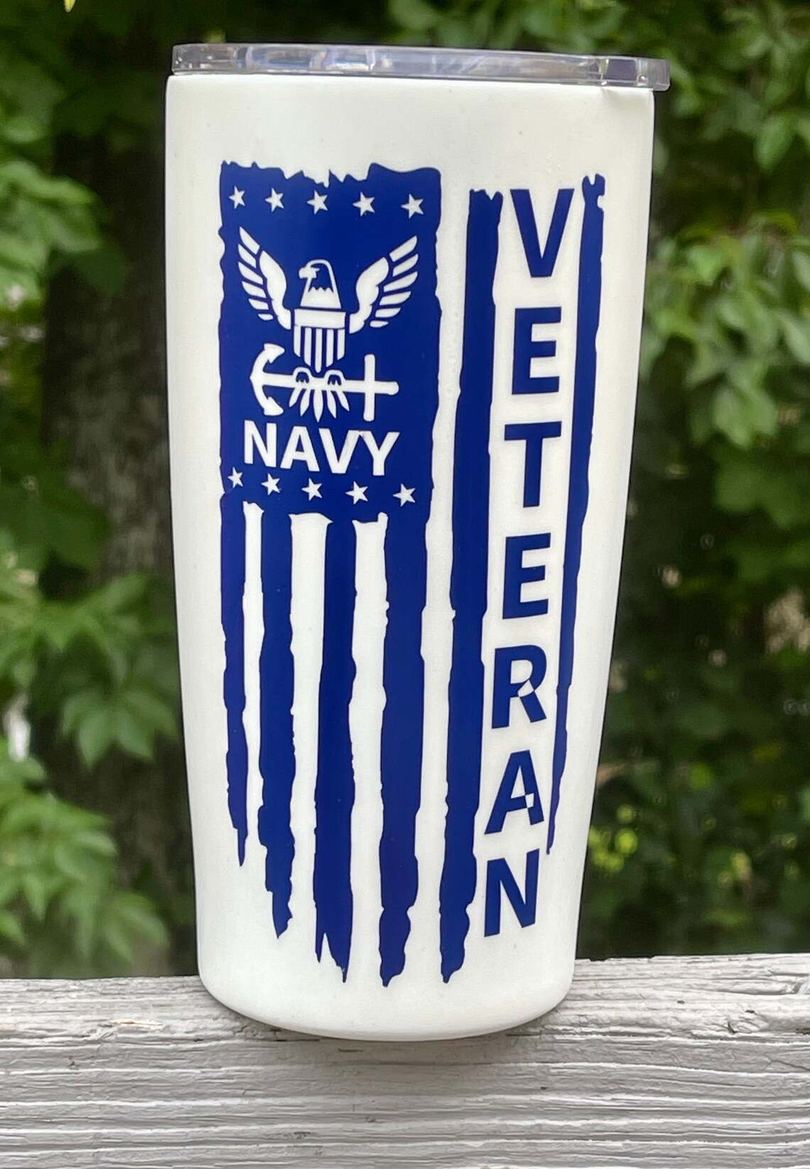 Free Shipping US Navy Veteran Cup Military Tumbler Birthday - Etsy