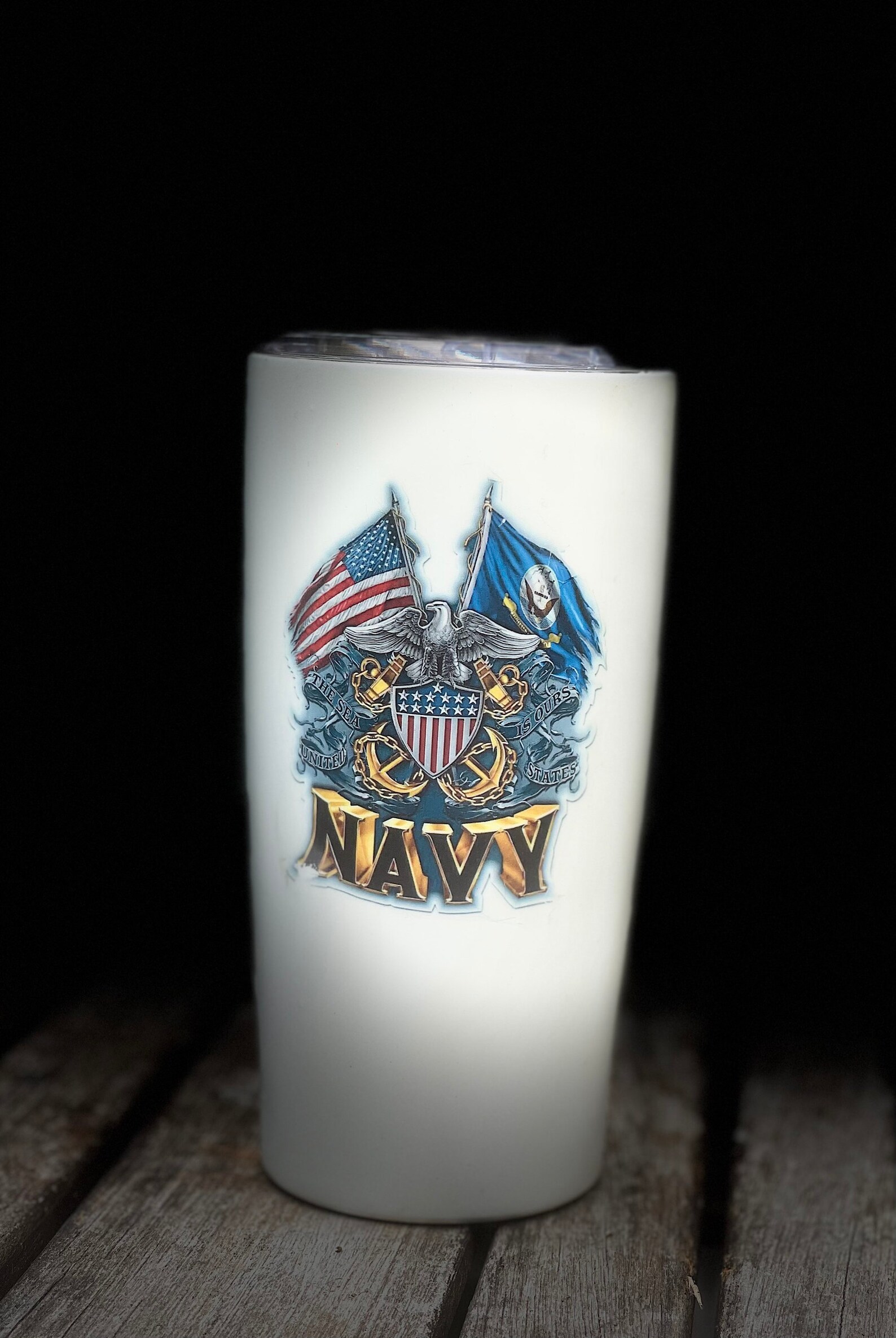 Free Shipping US Navy Veteran Cup Military Tumbler Birthday - Etsy