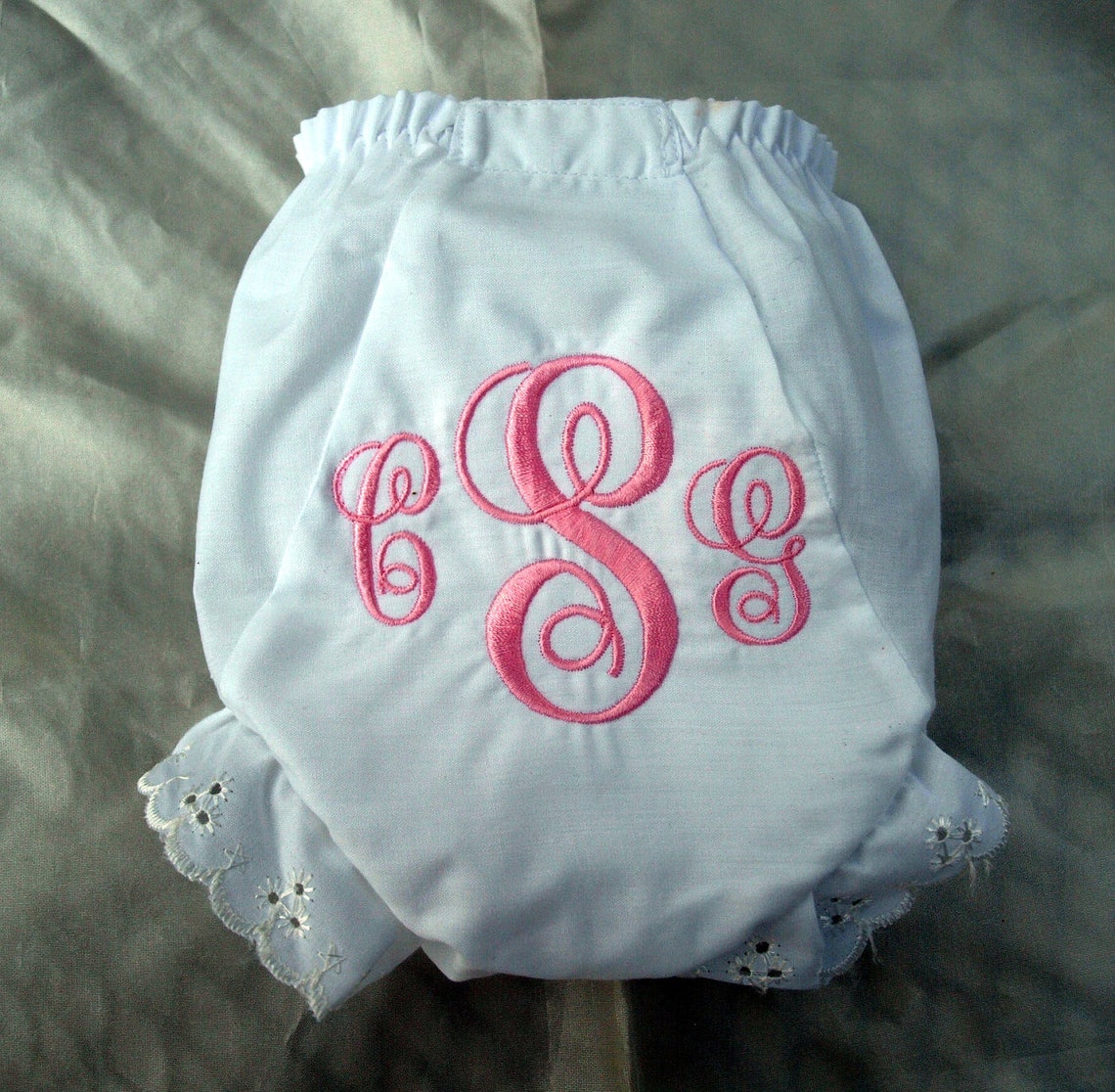 Baby Girl Bloomers Monogrammed Baby Girl Bloomers Diaper | Etsy