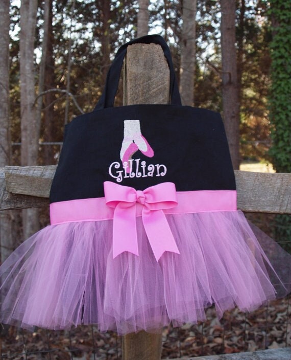 Personalized Ballet Dance Bag Custom Monogrammed Name Dance | Etsy