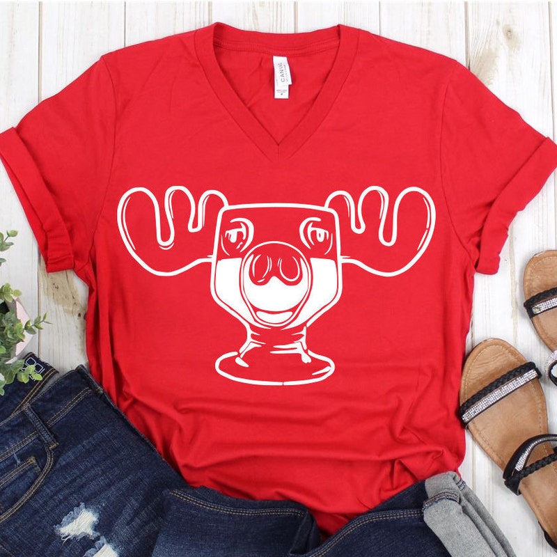 Christmas Moose Svg - Etsy