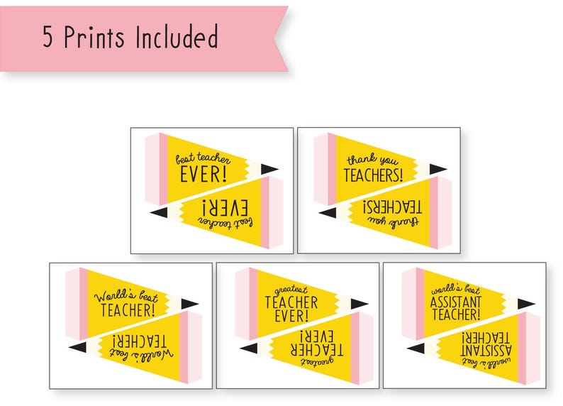 Teacher Appreciation Flag, Printable, Pennant, Kindergarten 1st 2nd ...