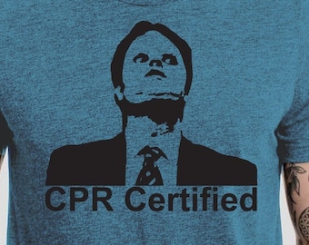 Dwight Schrute CPR Certified the Office Tv Inspired Digital Art ...