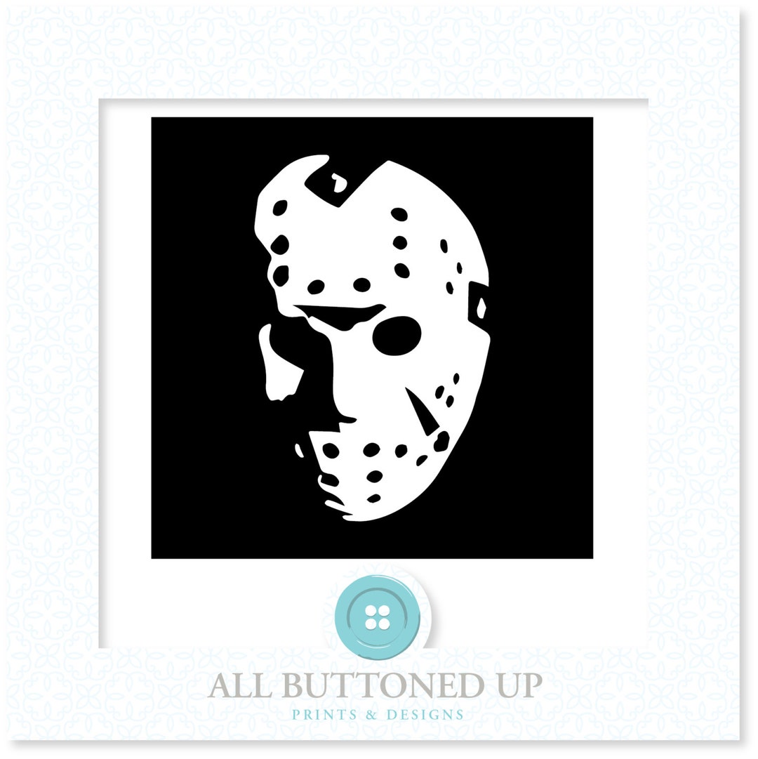 Jason Mask Digital Cut File: Svg, Dxf - Etsy