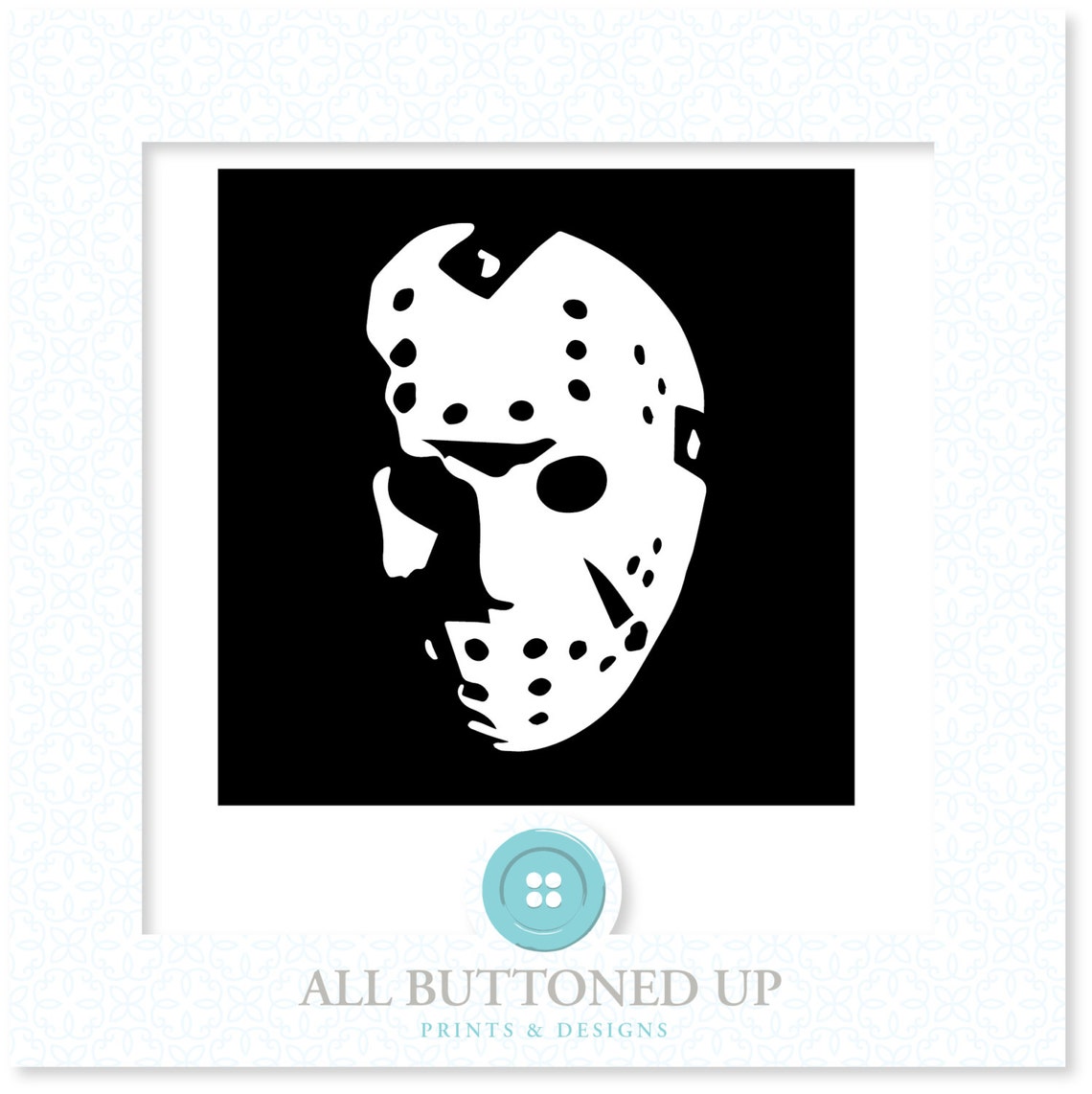 Jason Mask Digital Cut File: Svg Dxf - Etsy