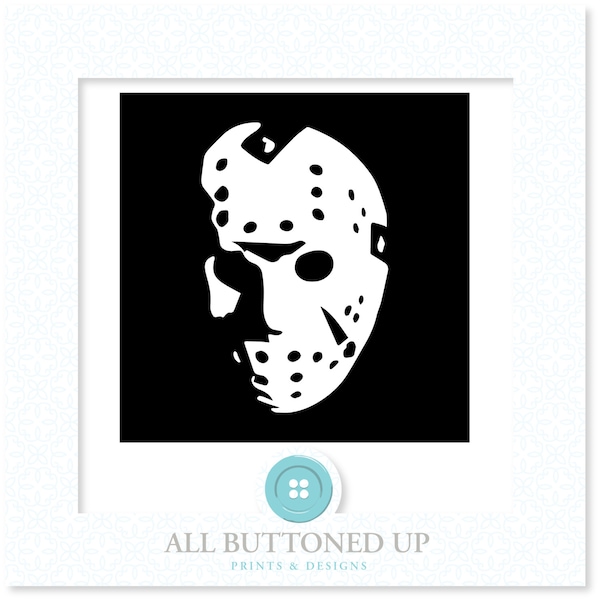 Jason Mask Svg - Etsy